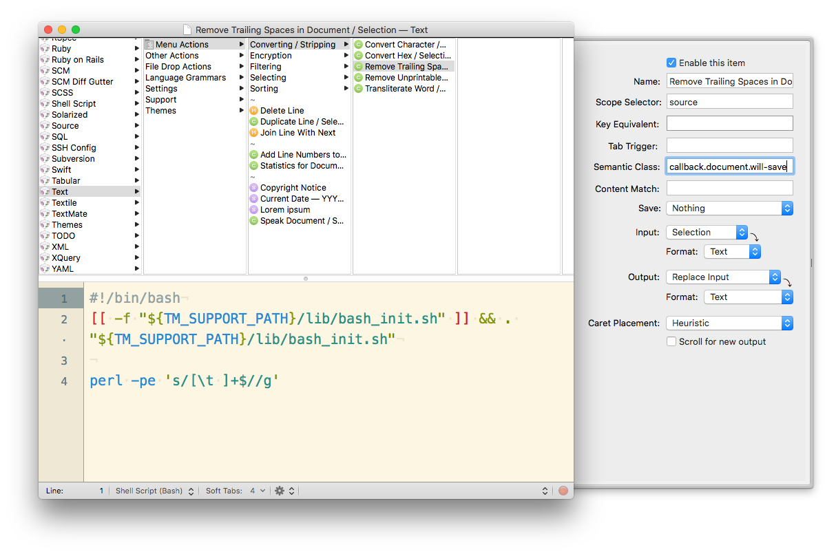 Remove Trailing Whitespace In TextMate 2 Code Files Christian Tietze